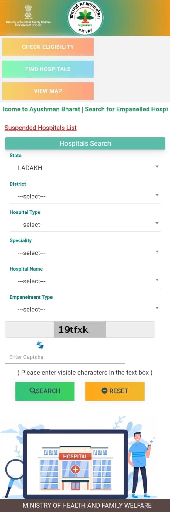 आयुष्मान कार्ड हॉस्पिटल लिस्ट लद्दाख, जिले के अनुसार - Ayushman Card ...