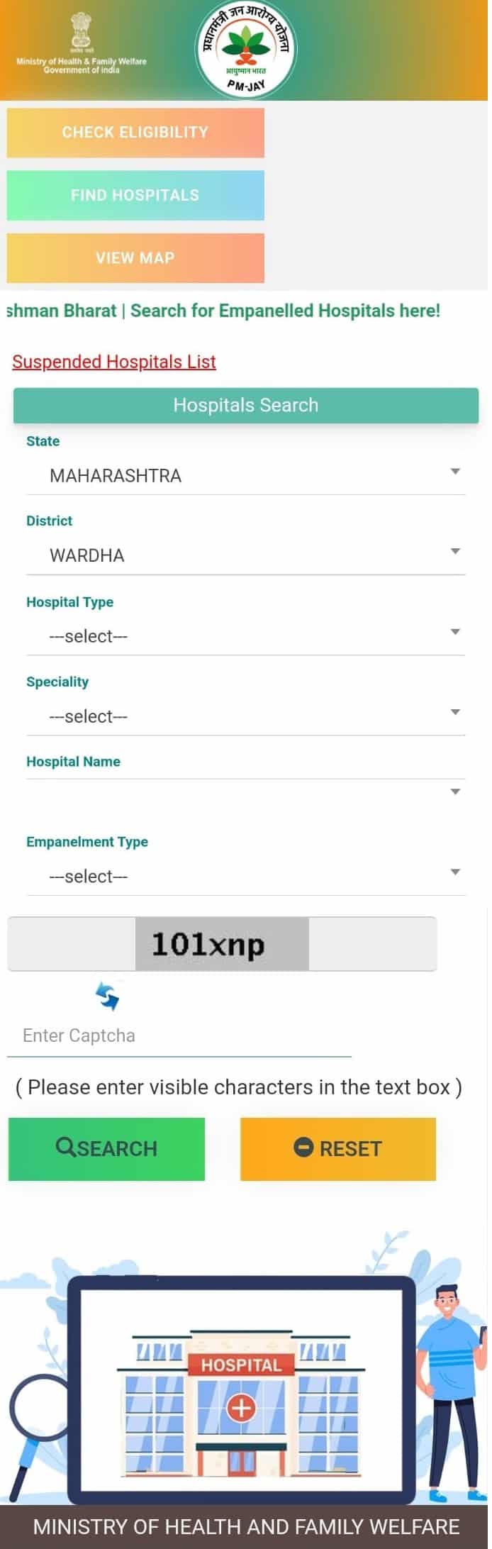 Ayushman Bharat Hospital List in Wardha - वर्धा येथील आयुष्मान भारत ...